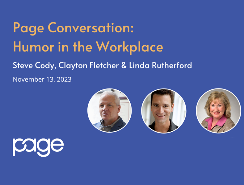 Humor in the Workplace - Arthur W. Page Society